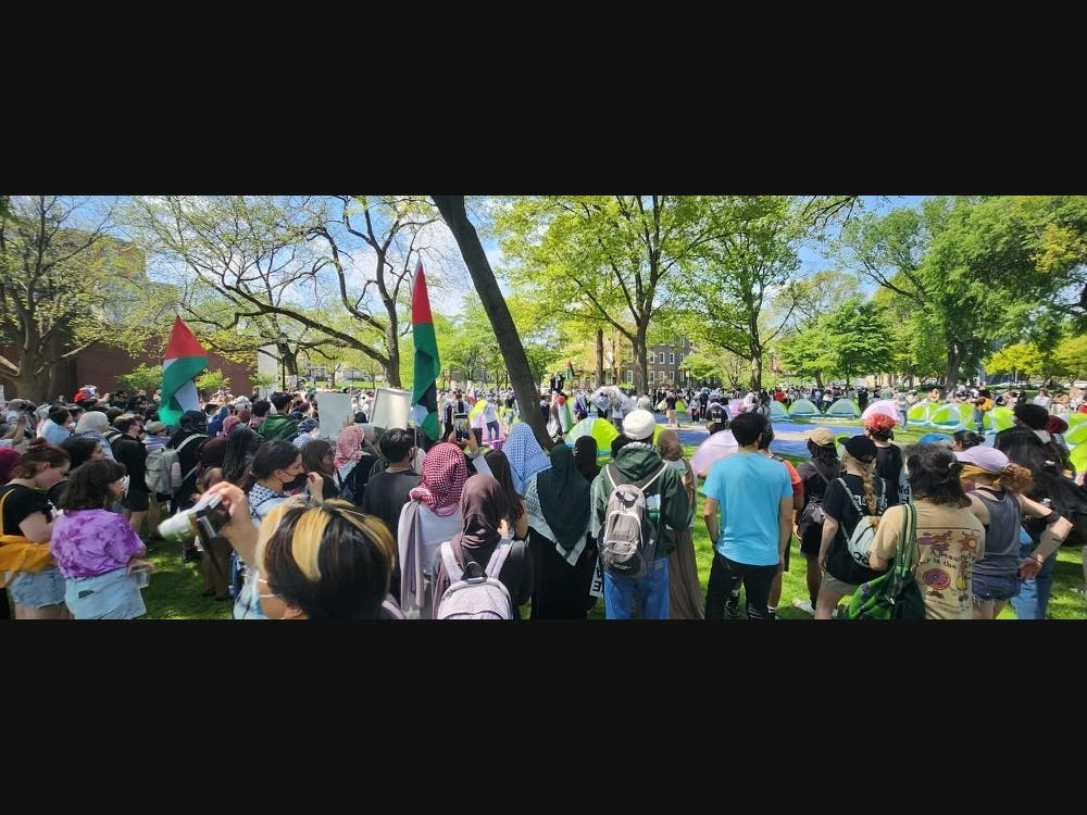 Gaza Solidarity Camp Set Up On Rutgers Main Campus | New Brunswick, NJ ...
