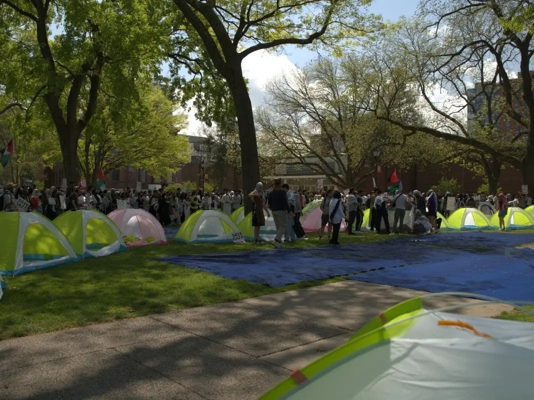 Students Leave Peacefully From Rutgers Pro-Gaza Tent Protest | New ...
