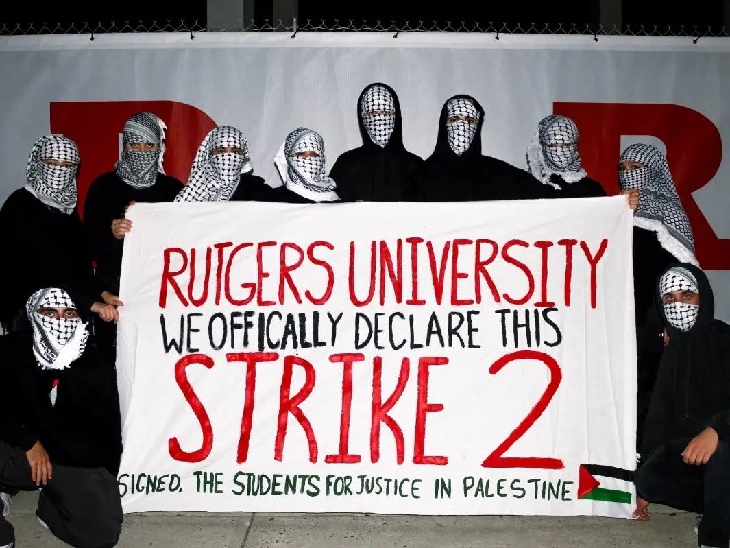 Oct. 7 Statement From Students For Justice In Palestine At Rutgers ...