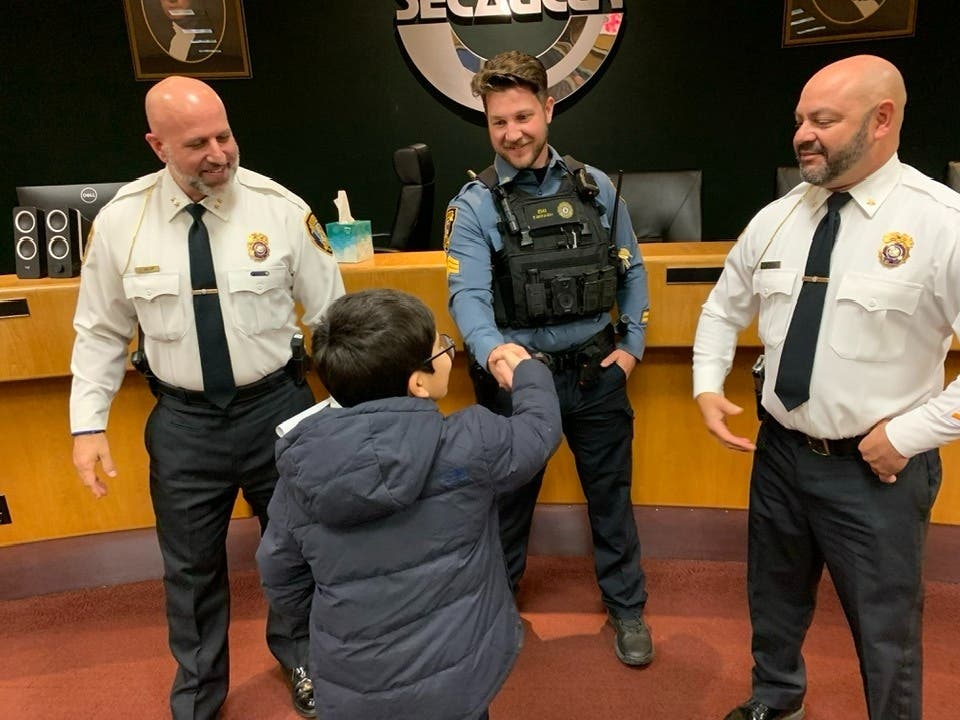 Secaucus Police Chief Holds Mock Press Conference With Cub Scouts ...