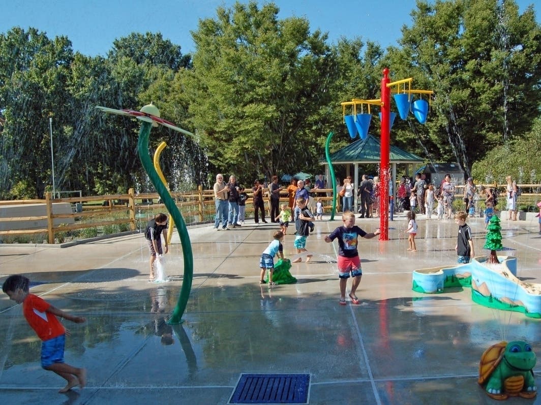 Kids Jump For Joy As Colonial Park Spray Park Opens | Hillsborough, NJ ...