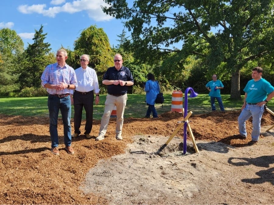 Inclusive Playground Installed At Chimney Rock Park In Bridgewater ...