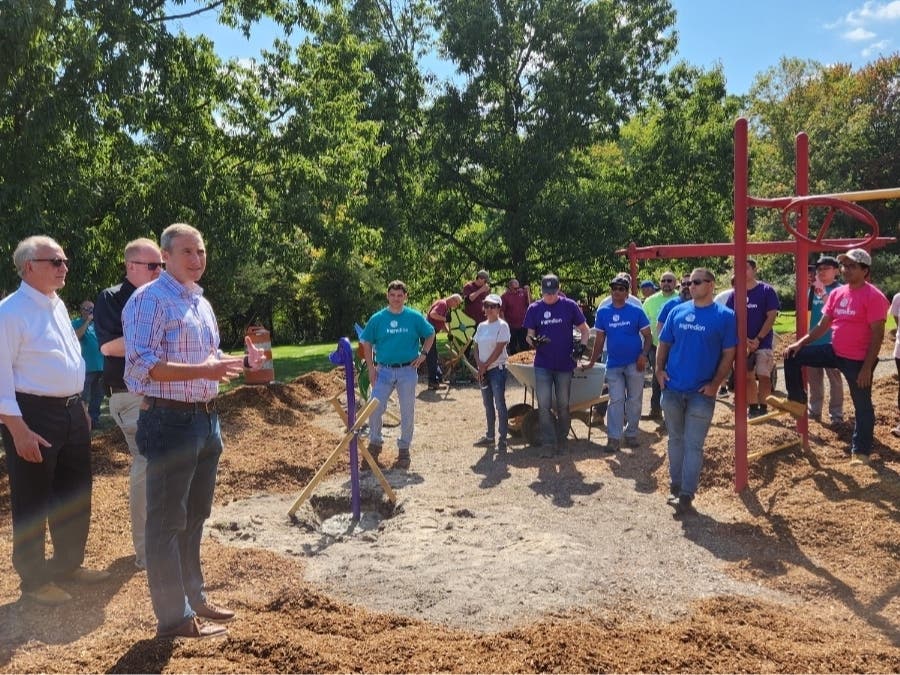 Inclusive Playground Installed At Chimney Rock Park In Bridgewater ...