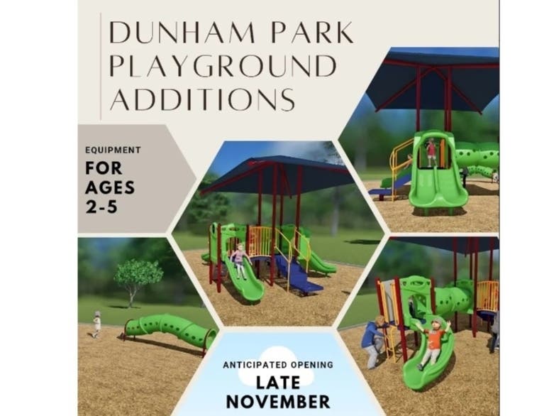 New Toddler Playground Equipment Being Installed At Harry Dunham Park ...
