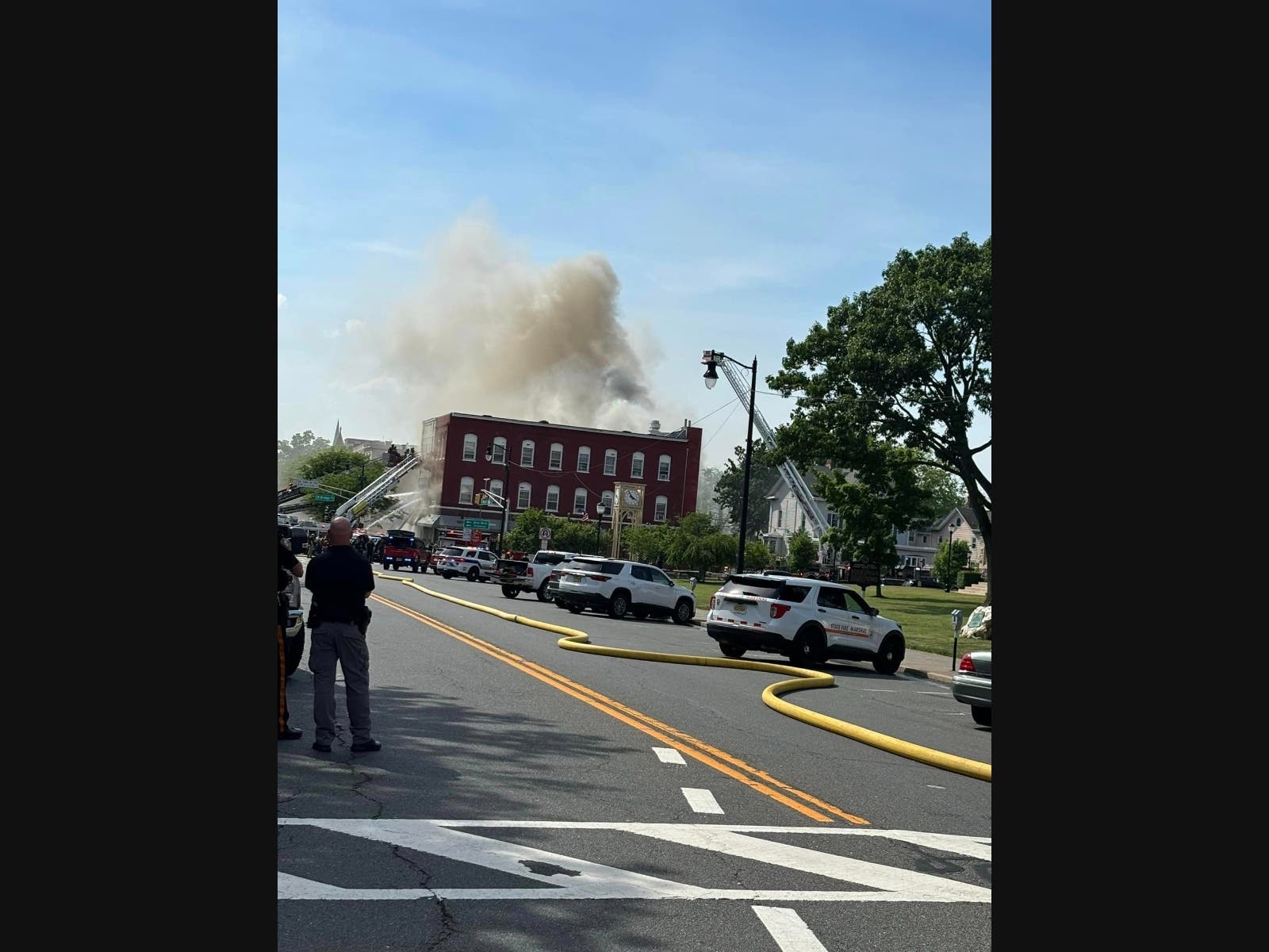 4-Alarm Fire Burns At 3-Story Somerville Building | Bridgewater, NJ Patch