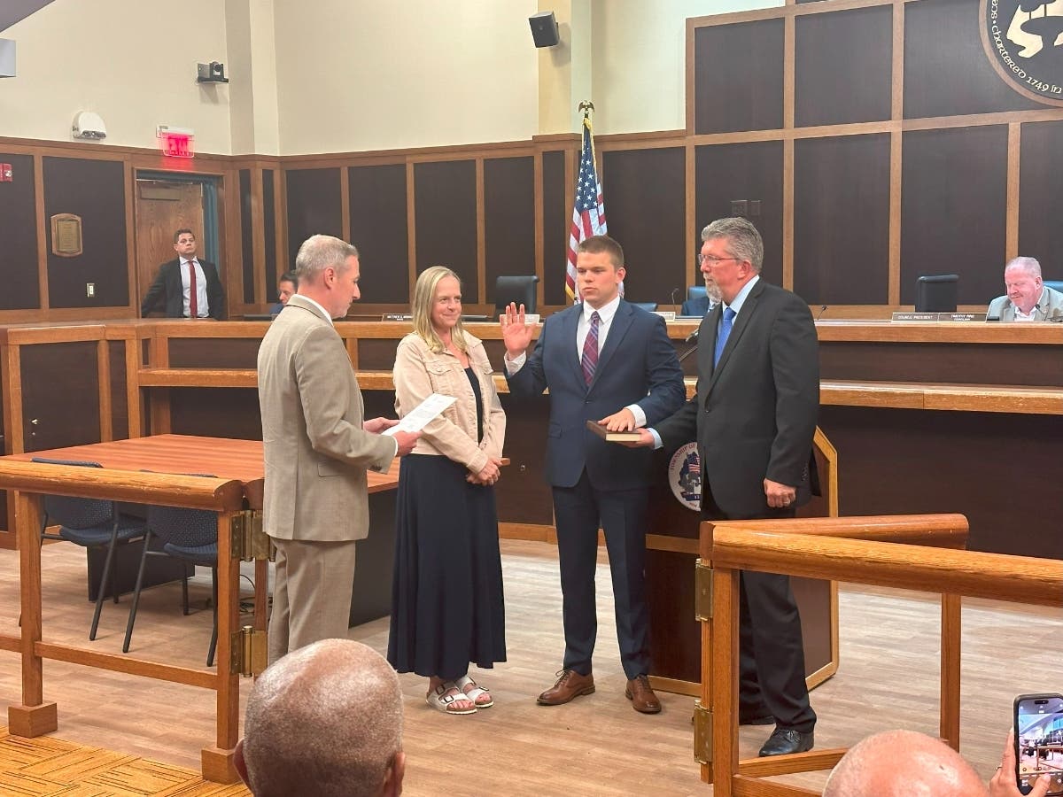 2 New Officers Sworn To Serve Bridgewater Police | Bridgewater, NJ Patch