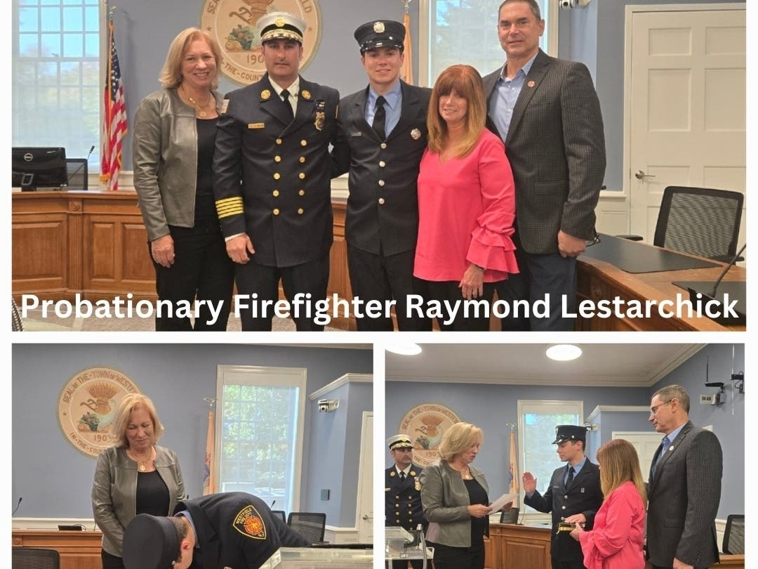 3 Probationary Firefighters Join Westfield Fire Department | Westfield ...