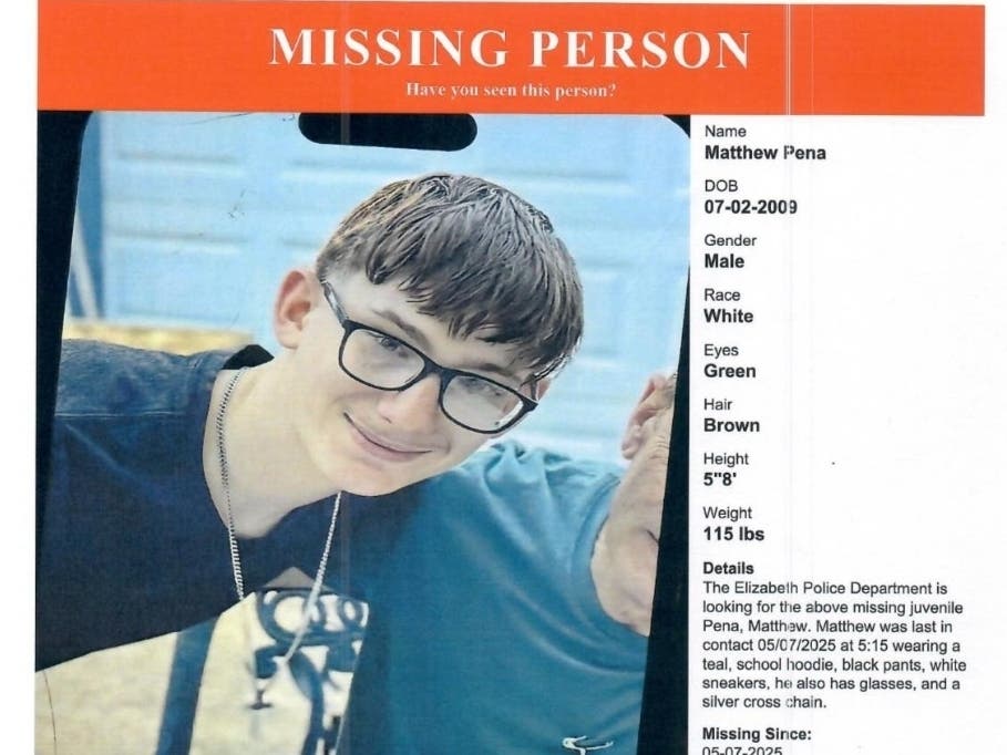 15-Year-Old Missing Boy, Police Ask Public For Help In Elizabeth ...