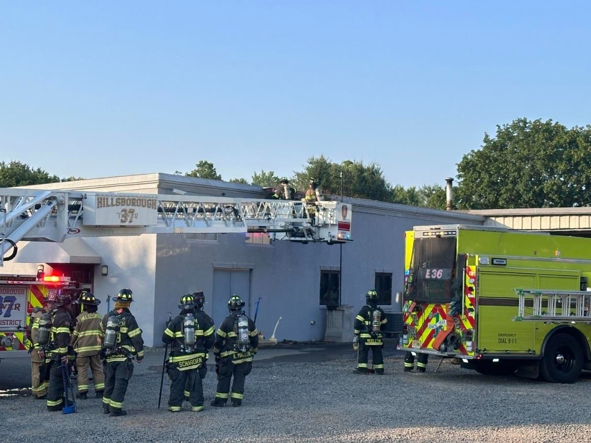 1 Injured, Smoke Seen For Miles In Hillsborough Fire | Hillsborough, NJ ...