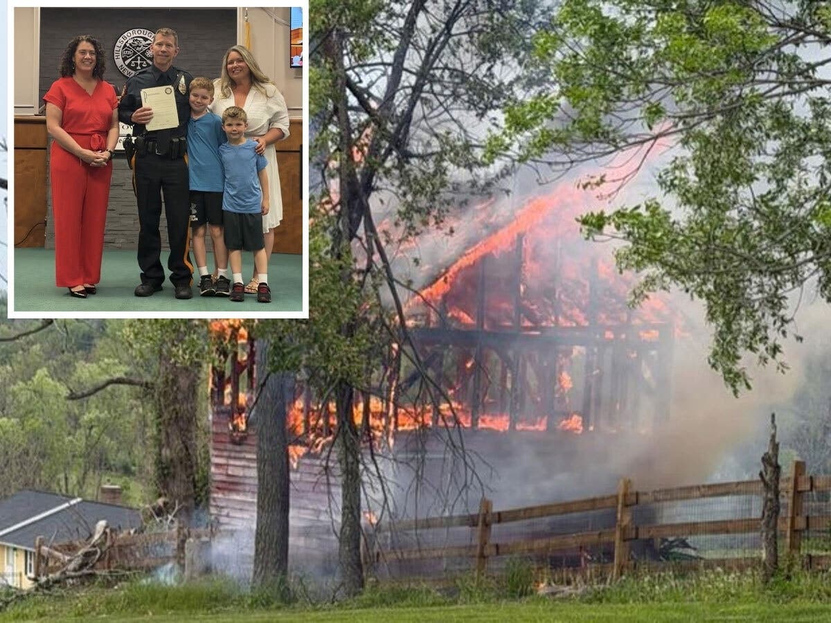 Hillsborough Cop Honored For Evacuating Family, Rescuing Dog During ...