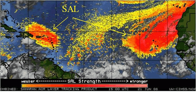 Massive Saharan Dust Cloud Descends On Texas Gulf Coast | Across ...