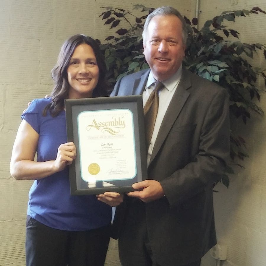 Assemblymember Dodd honors Lori Ross as Community Champion | Davis, CA ...