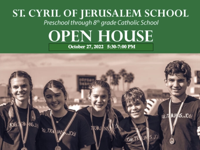Preschool - 8th Grade St. Cyril School OPEN HOUSE. | Encino, CA Patch