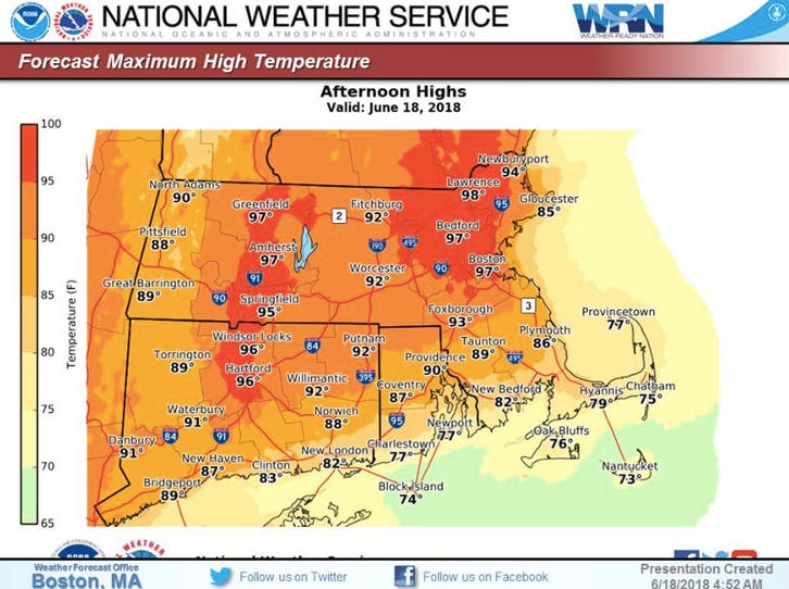 RI Weather Forecast: Record Heat Details, Storm Timeline Revealed ...