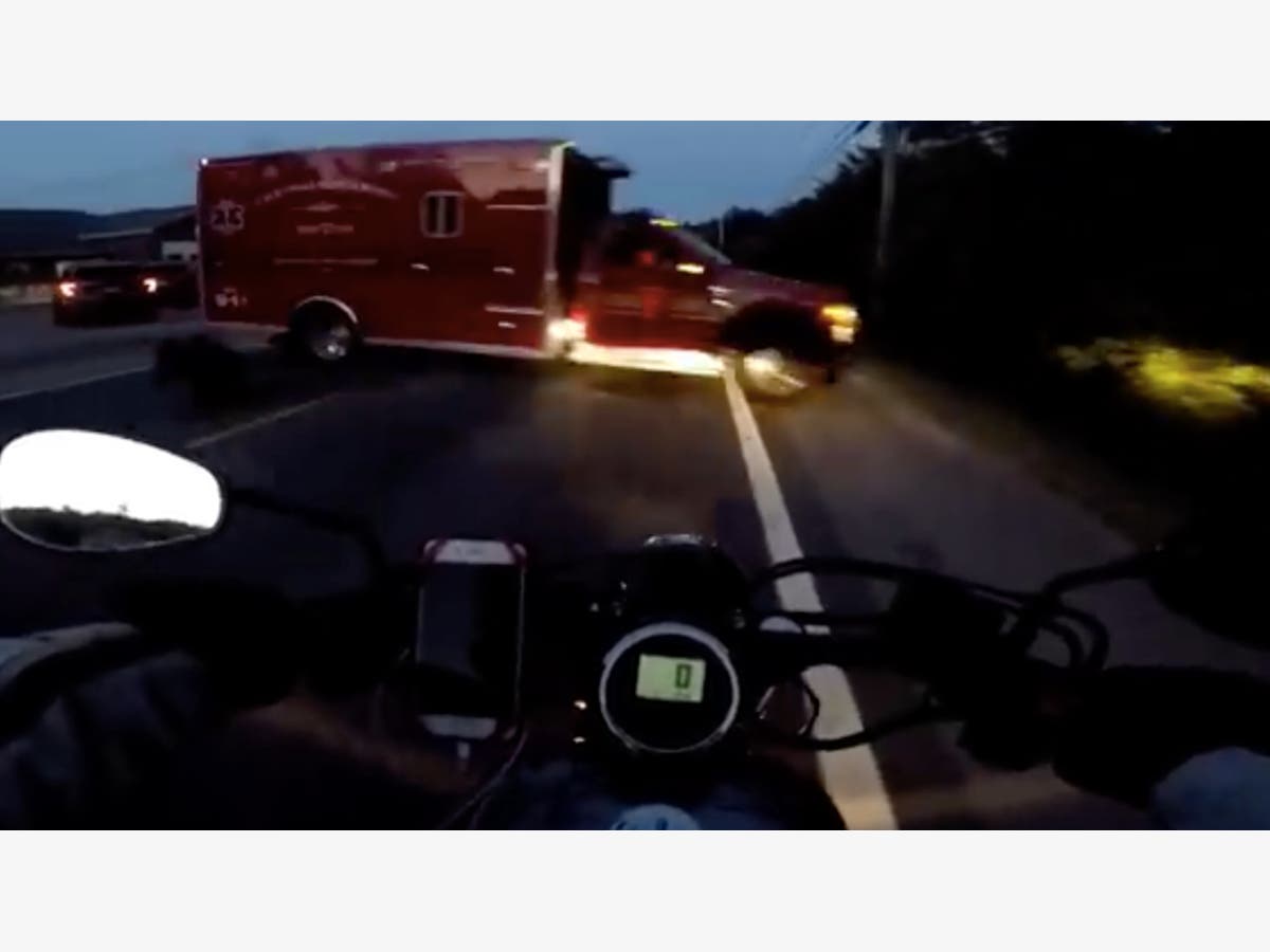 13-Year-Old Crashes Ambulance Into Motorcycle: Video | Coventry, RI Patch