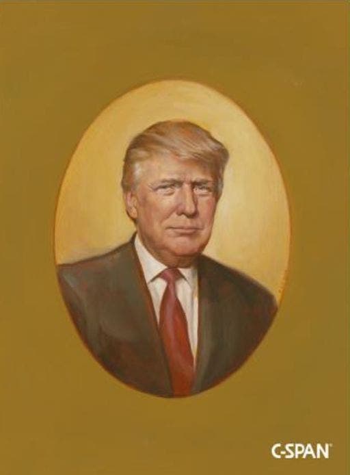 Trump's New Portrait Unveiled, Will Hang in White House Visitor Center ...