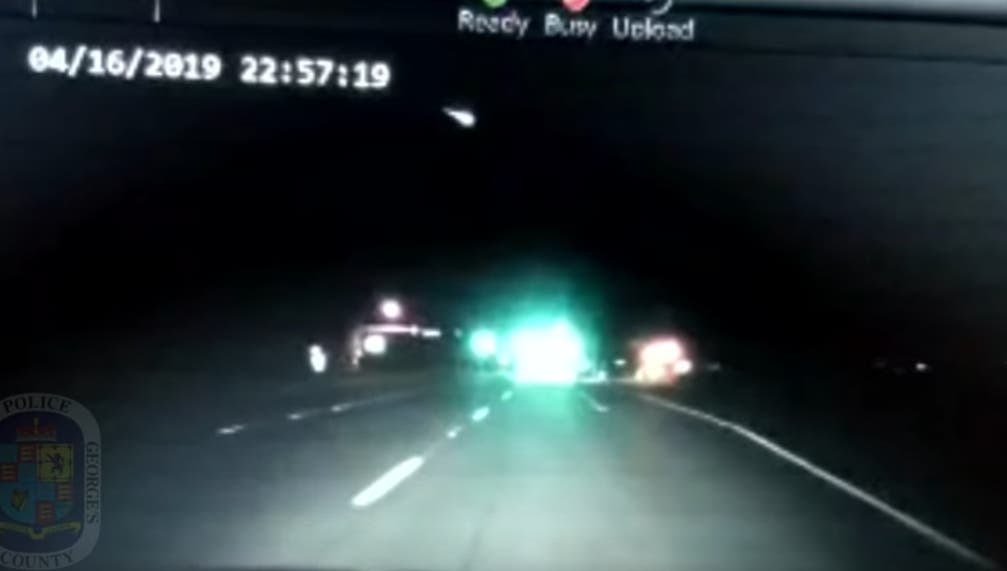 PGPD Officer's Dashcam Captures Spectacular Meteor Footage | Bowie, MD ...