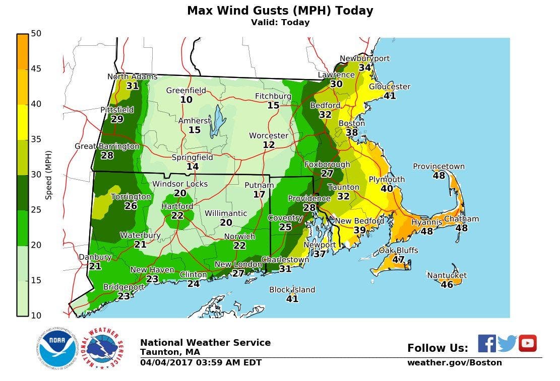 Massachusetts Weather Forecast: Heavy Rains Could Bring Minor Flooding ...