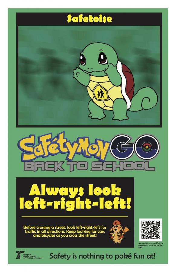 Pokemon Go Leads to Traffic Safety Campaign | Portland, OR Patch