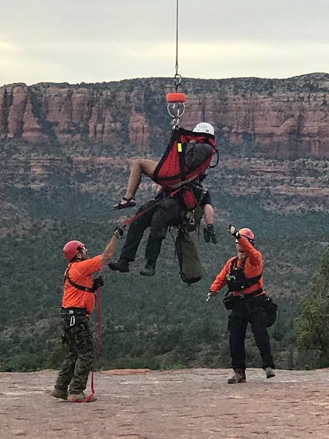 'Unprepared' Hiker Rescued From Mountain Near Sedona | Across Arizona ...