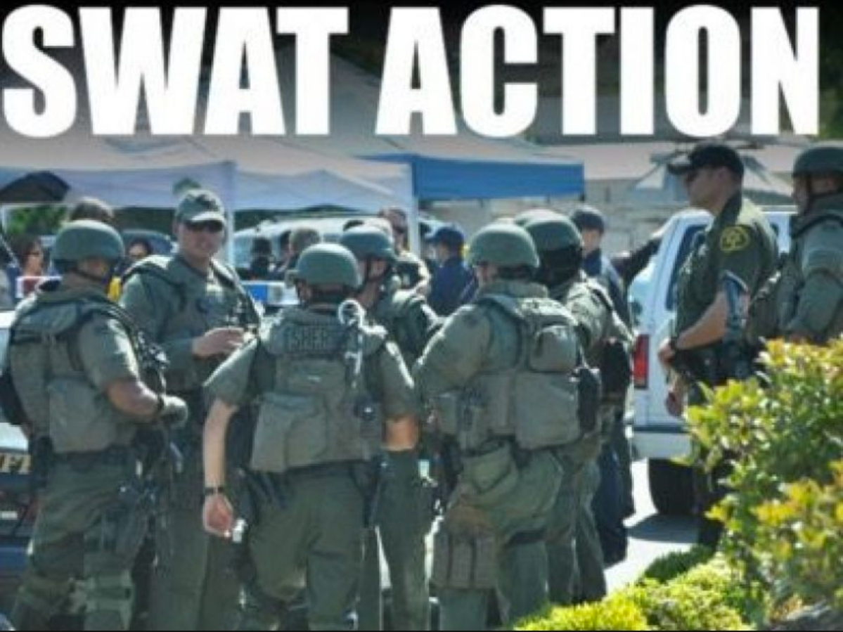 SWAT Team Deploys Smoke Bombs At East Hollywood Gambling Ring ...