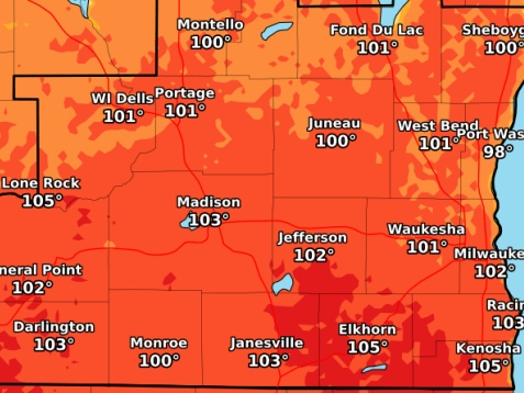 Heat Advisory Issued For Wisconsin, Will Feel Like 110 Friday | Mount ...