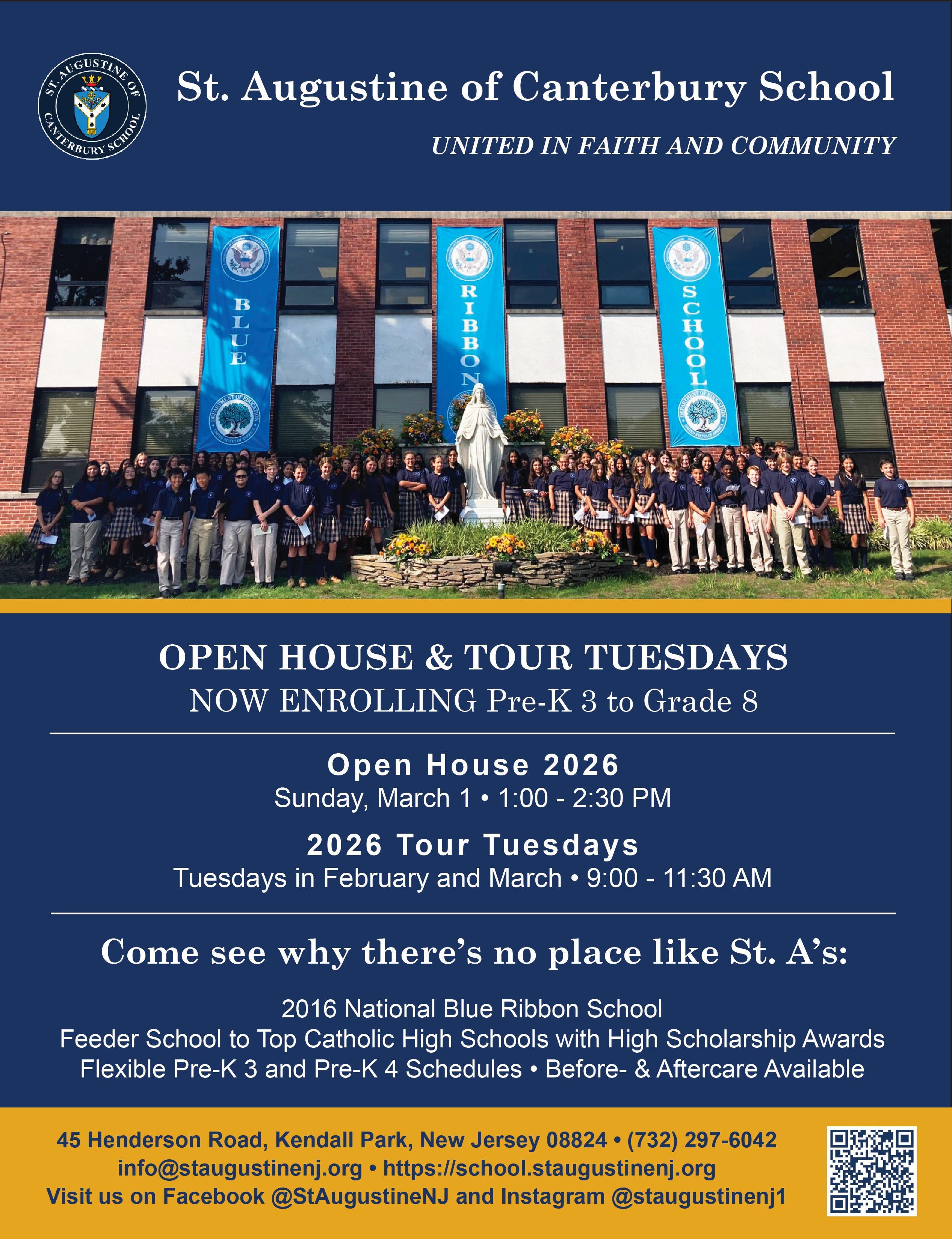 Mar 10 | St. Augustine of Canterbury School Tour Tuesday | South ...
