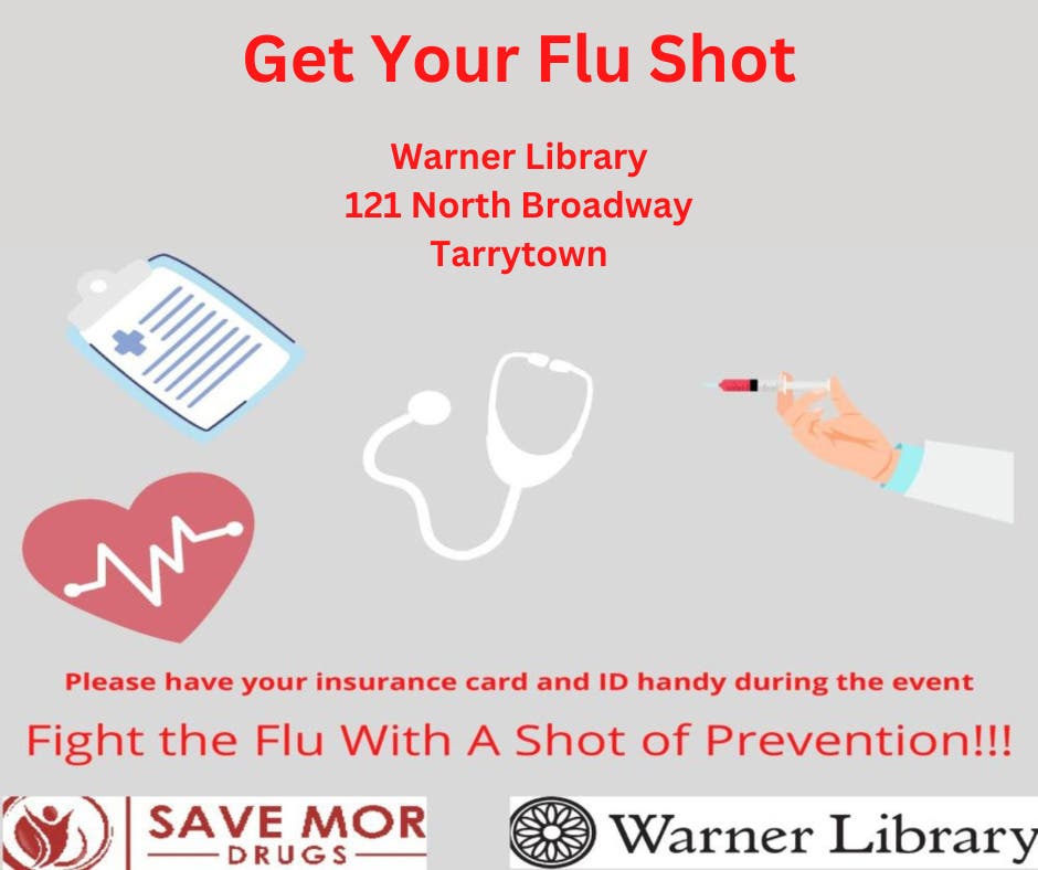 Sep 20 | Fall Flu Clinic at Warner Library | Tarrytown, NY Patch