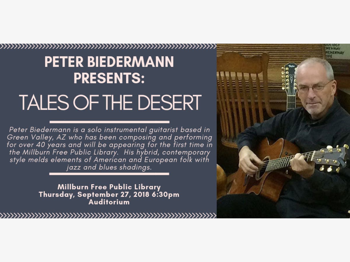 Peter Biedermann Presents Tales of the Desert at Millburn Library ...