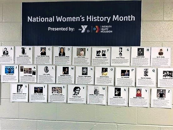 The "ABCs of Women's History" Exhibited at North Suburban YMCA ...