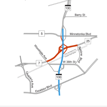 Updates for Highway 100 Construction Project in St. Louis Park | St ...