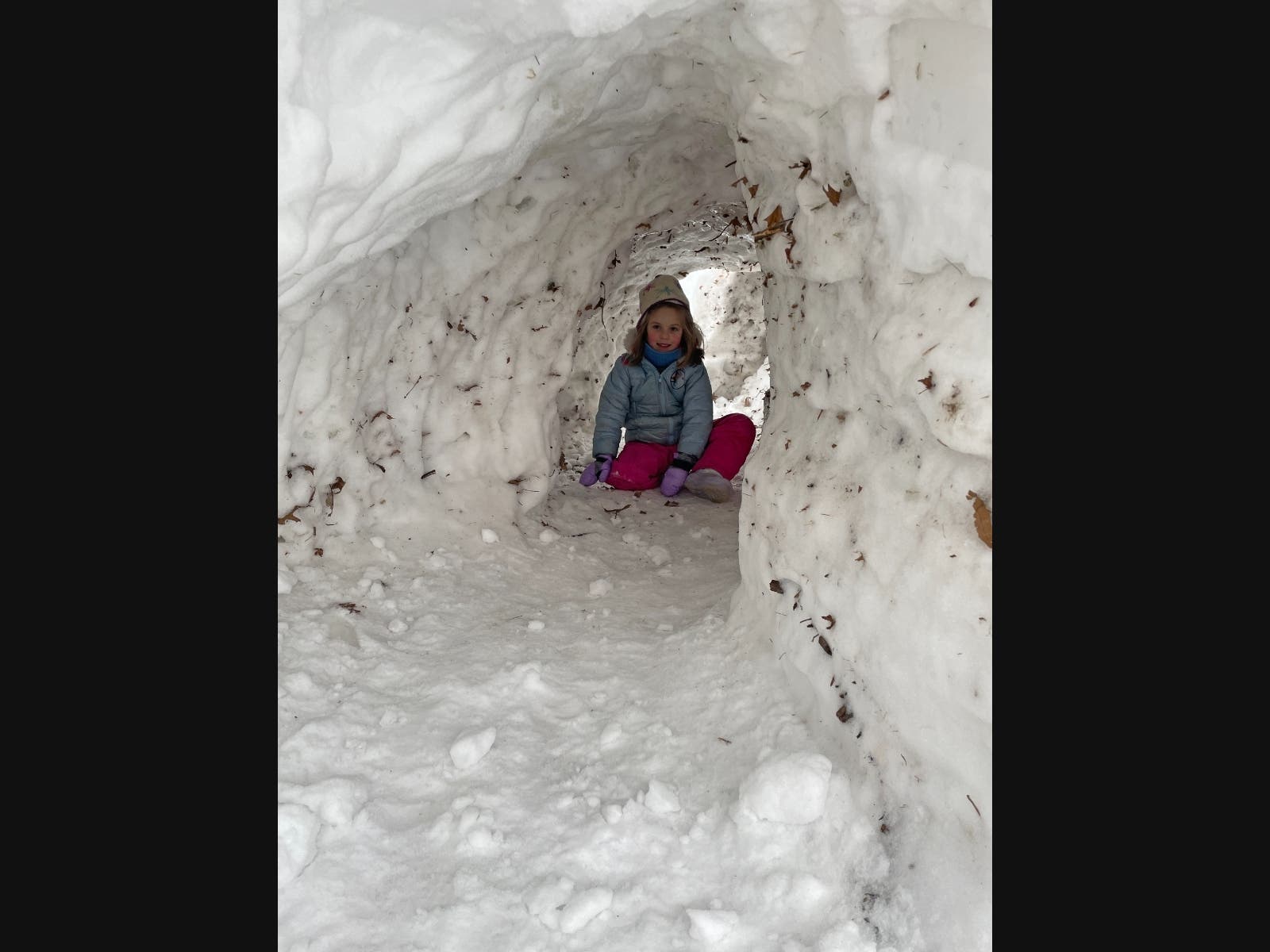 Dad Builds Giant Snow Fort For His Kids In Eagan: Photos | Eagan, MN Patch