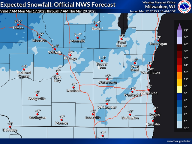 Milwaukee Braces For Snow As Midweek Storm Approaches: WI Weather ...