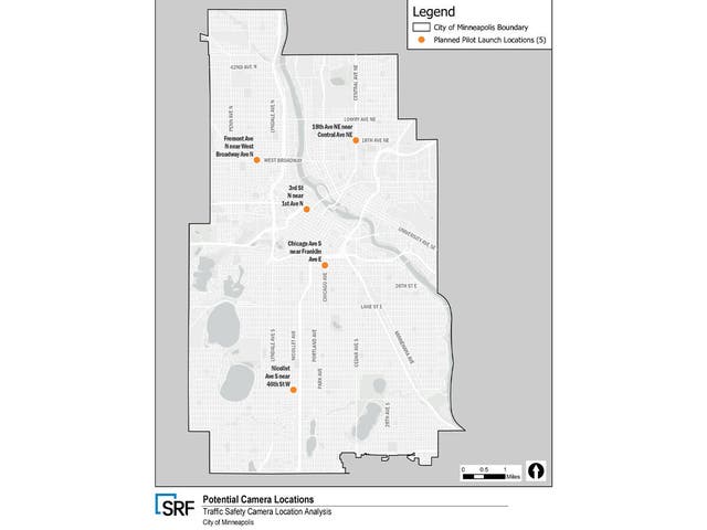 Minneapolis Unveils First 5 Traffic Safety Camera Locations ...