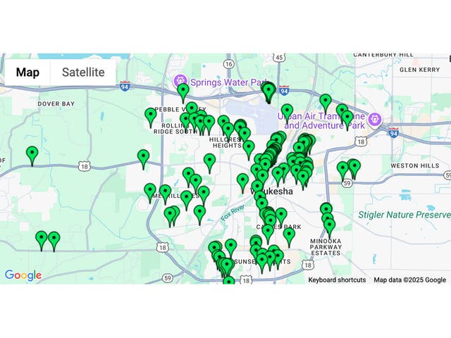 Waukesha 2025 Sex Offender Halloween Safety Map | Waukesha, WI Patch