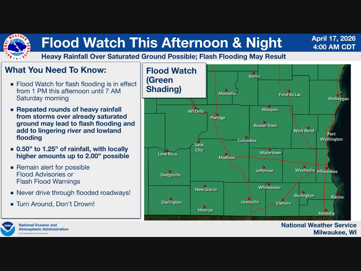 Severe Storms, Flooding Again Threat Milwaukee Area Friday | Milwaukee ...