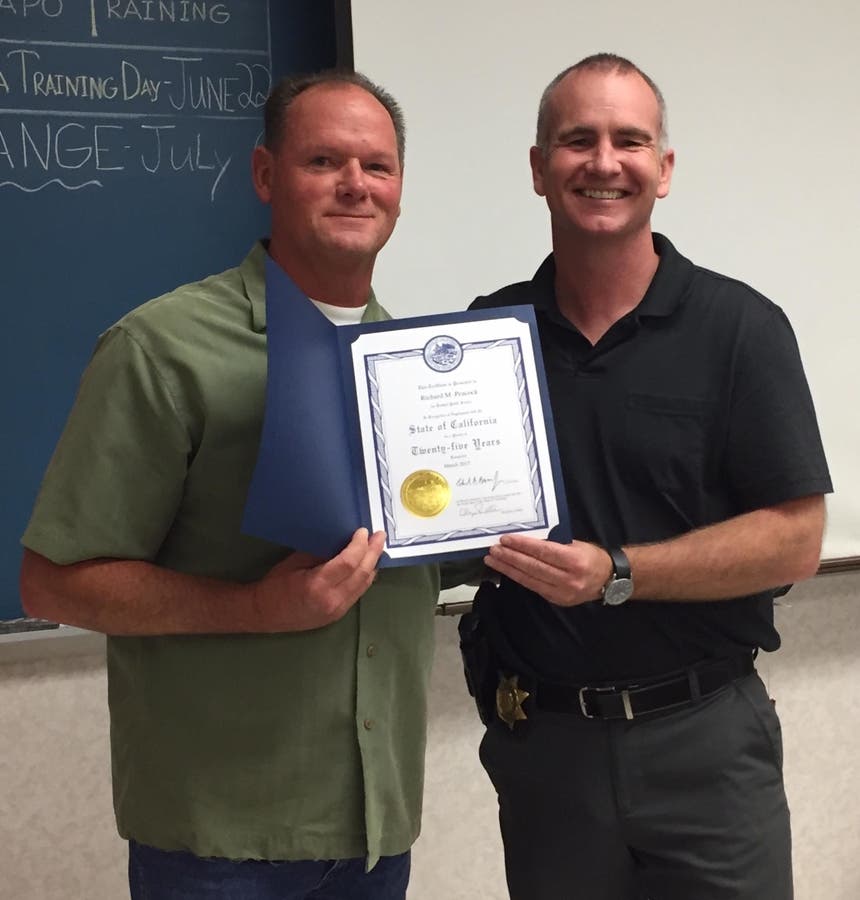 San Juan California Highway Patrol Officer Congratulated For Service ...