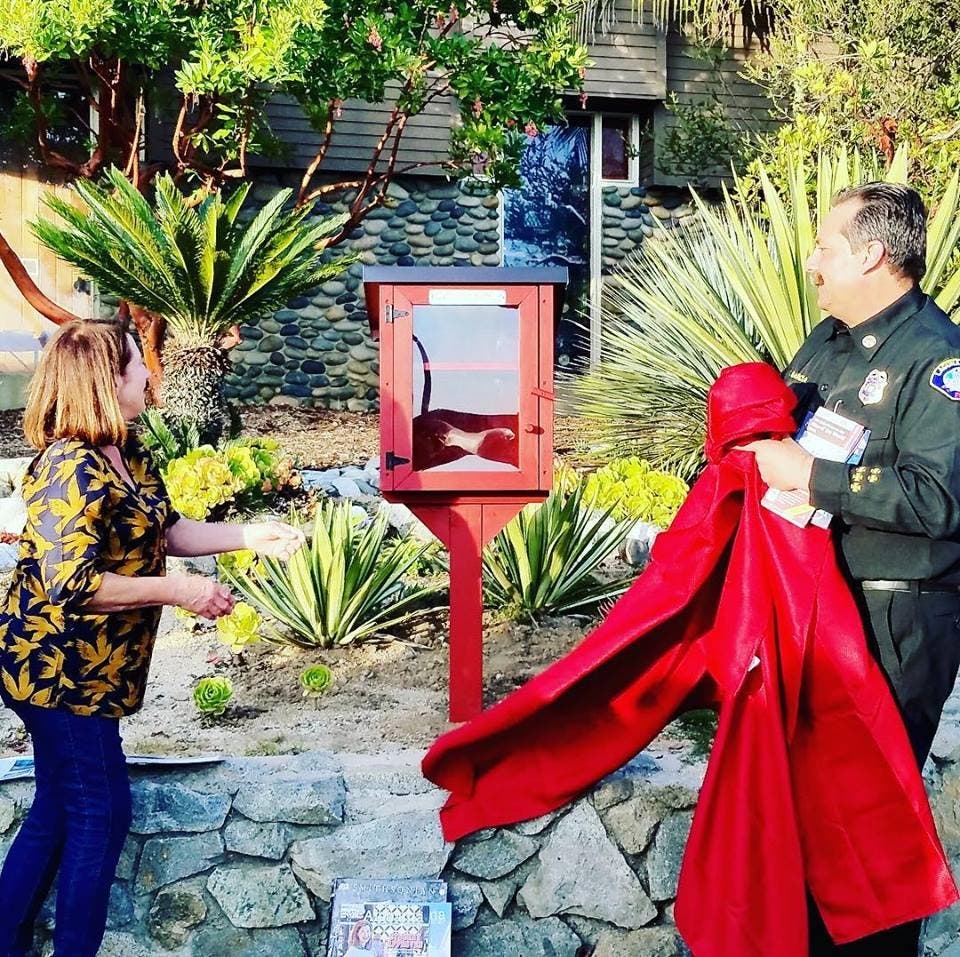 Little Free Library Unveiled In Laguna Beach | Laguna Beach, CA Patch