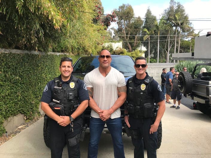 Dwayne Johnson Gets Rock Star Treatment By Laguna Cops | Laguna Beach ...