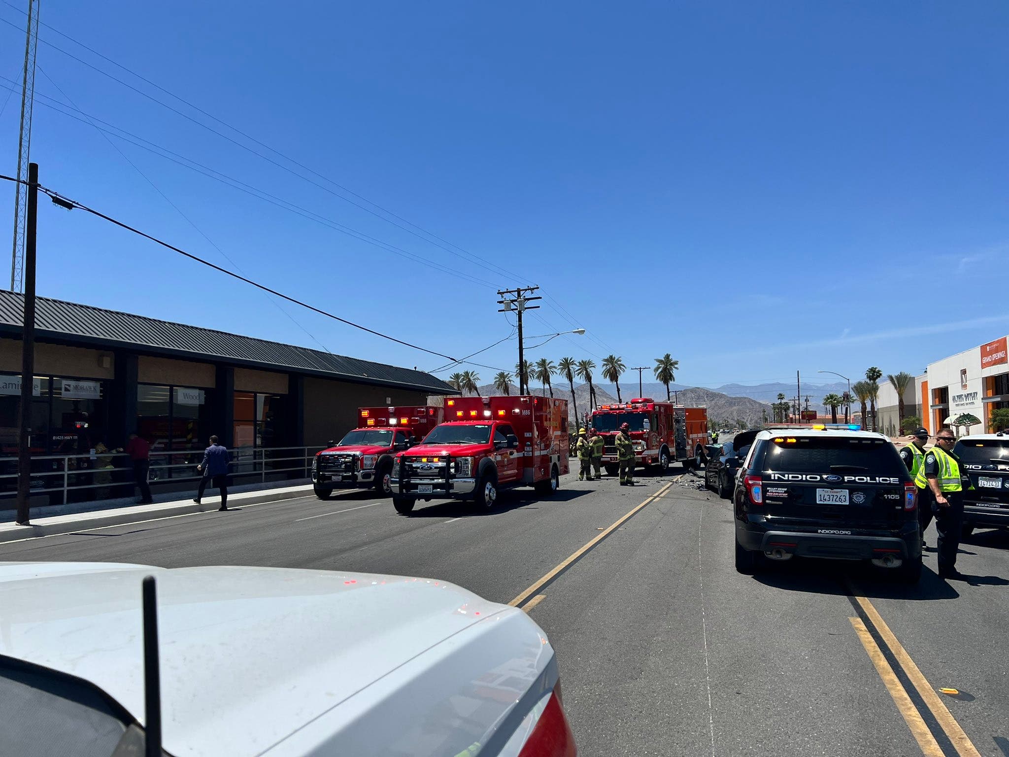 Firefighters Extract 2 From 'Major Injury' Crash Thursday In Indio ...