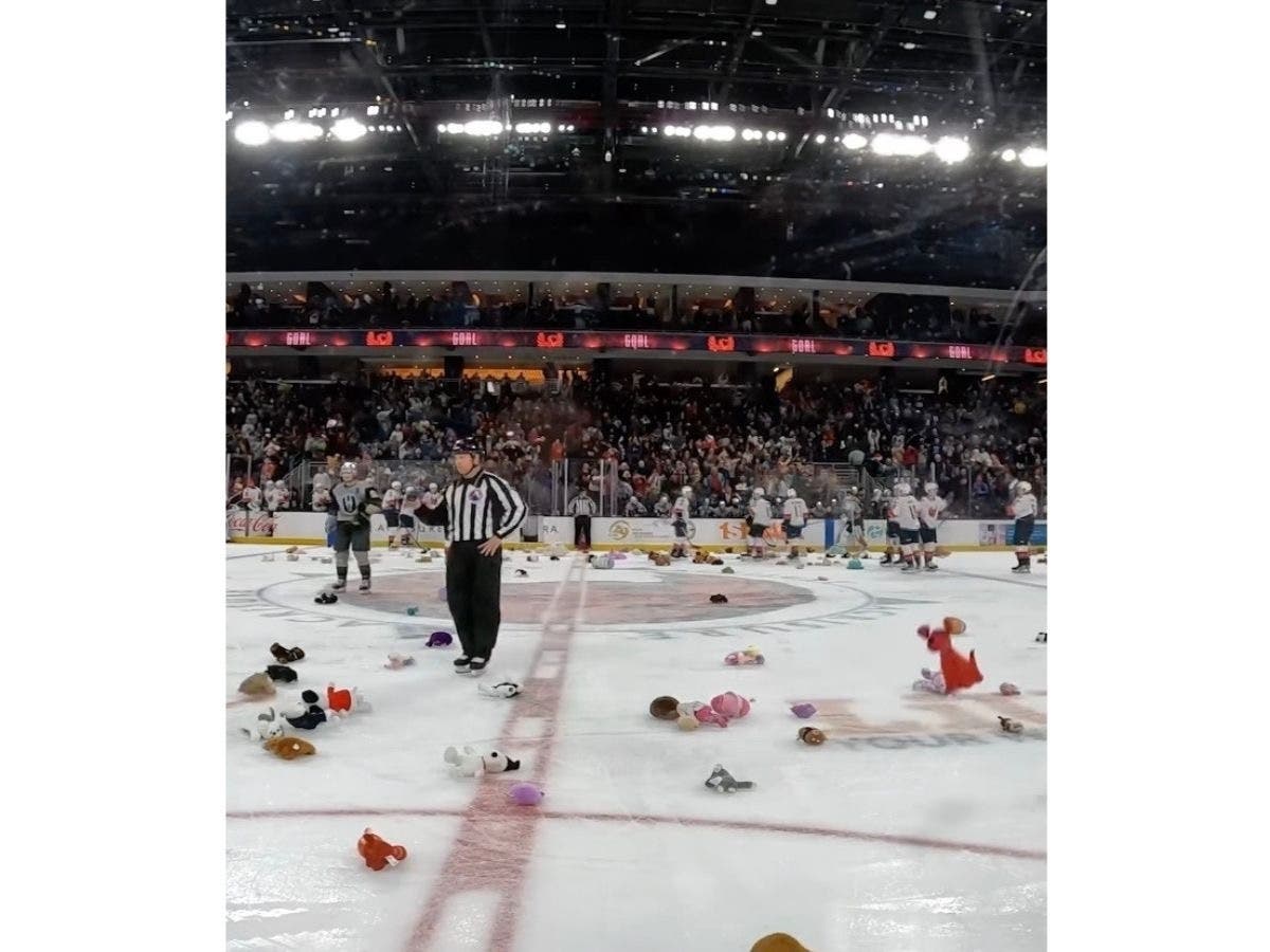 Fans Fling Teddy Bears Upon Acrisure Arena Ice As Firebirds Win Again ...