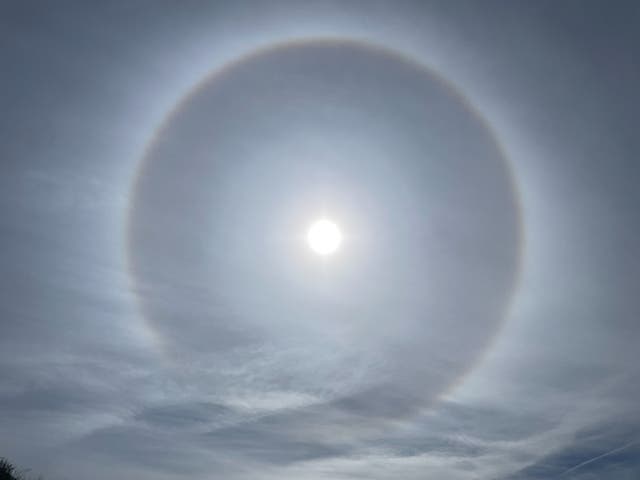 Sun 'Halo' Captures SWR's Attention: Patch Photo Of The Week | Temecula ...