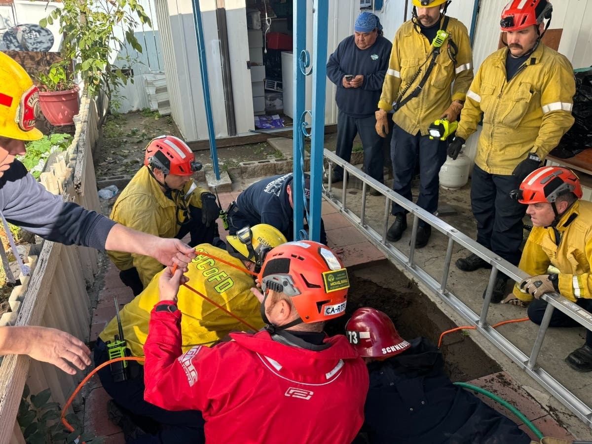 Woman Rescued From 25-Foot Deep Hole After Torrential IE Rainstorm ...