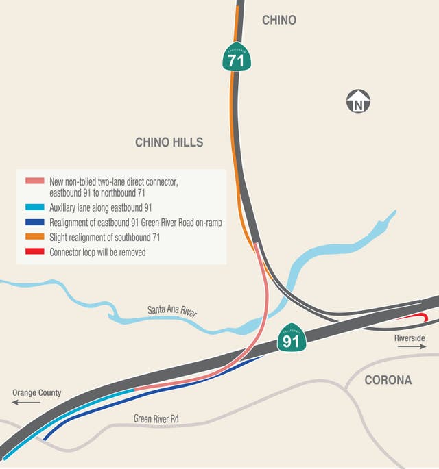 New RivCo Freeway Interchange Opens, Ending Lengthy $137M Project ...