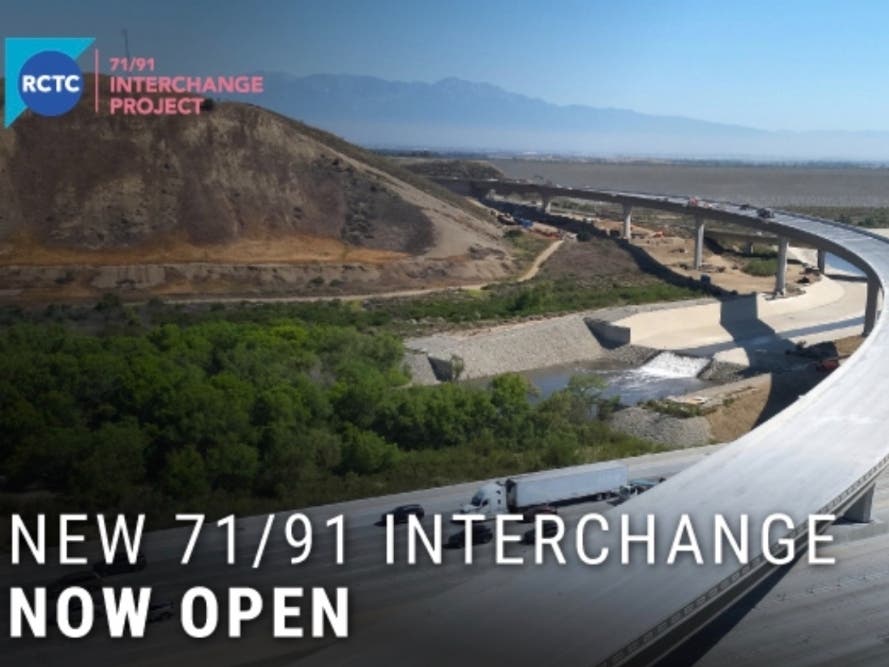 New RivCo Freeway Interchange Opens, Ending Lengthy $137M Project ...