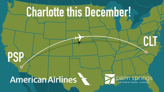 New Flights To North Carolina From Palm Springs International Airport ...