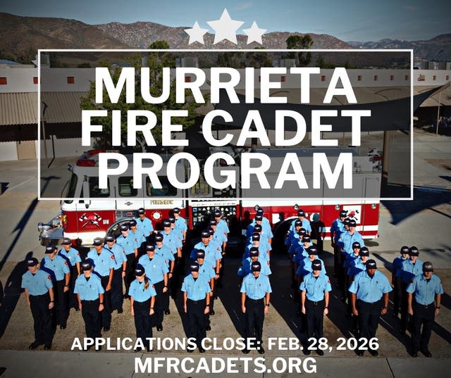 Murrieta Fire & Rescue Seeks New Cadets For 2026 Fire Cadet Program ...