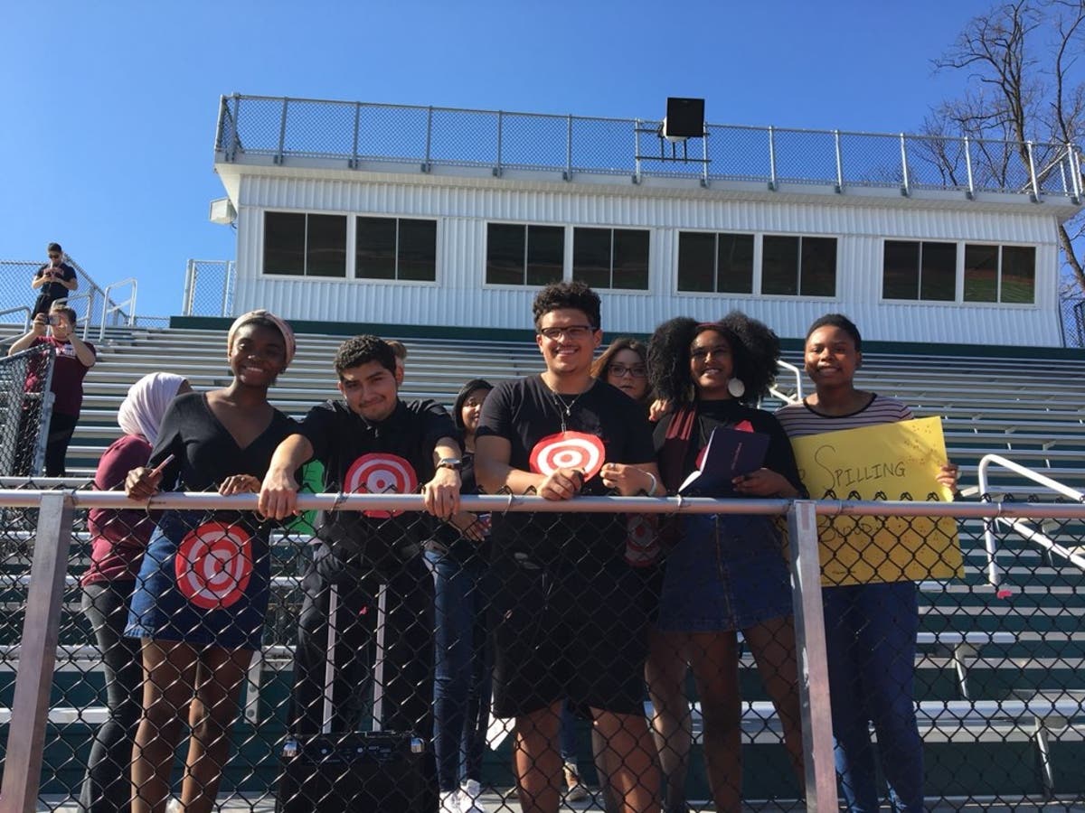 Wakefield High School Students Walk Out To Demand Gun Control ...