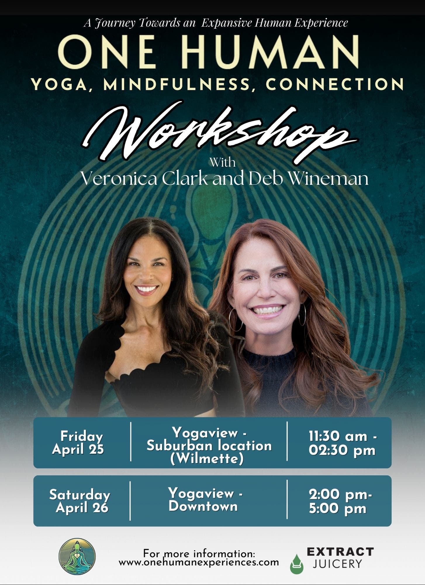 Apr 26 | One Human Experience featuring Veronica Lynn Clark & Deb ...