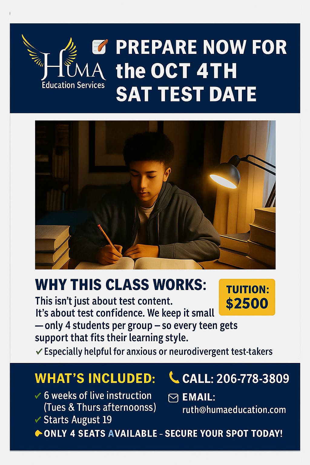 Aug 21 | SAT Prep Course for Anxious and Neurodivergent Students ...